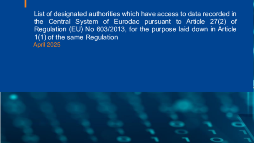 Eurodac - Information on European Asylum Applications | eu-LISA